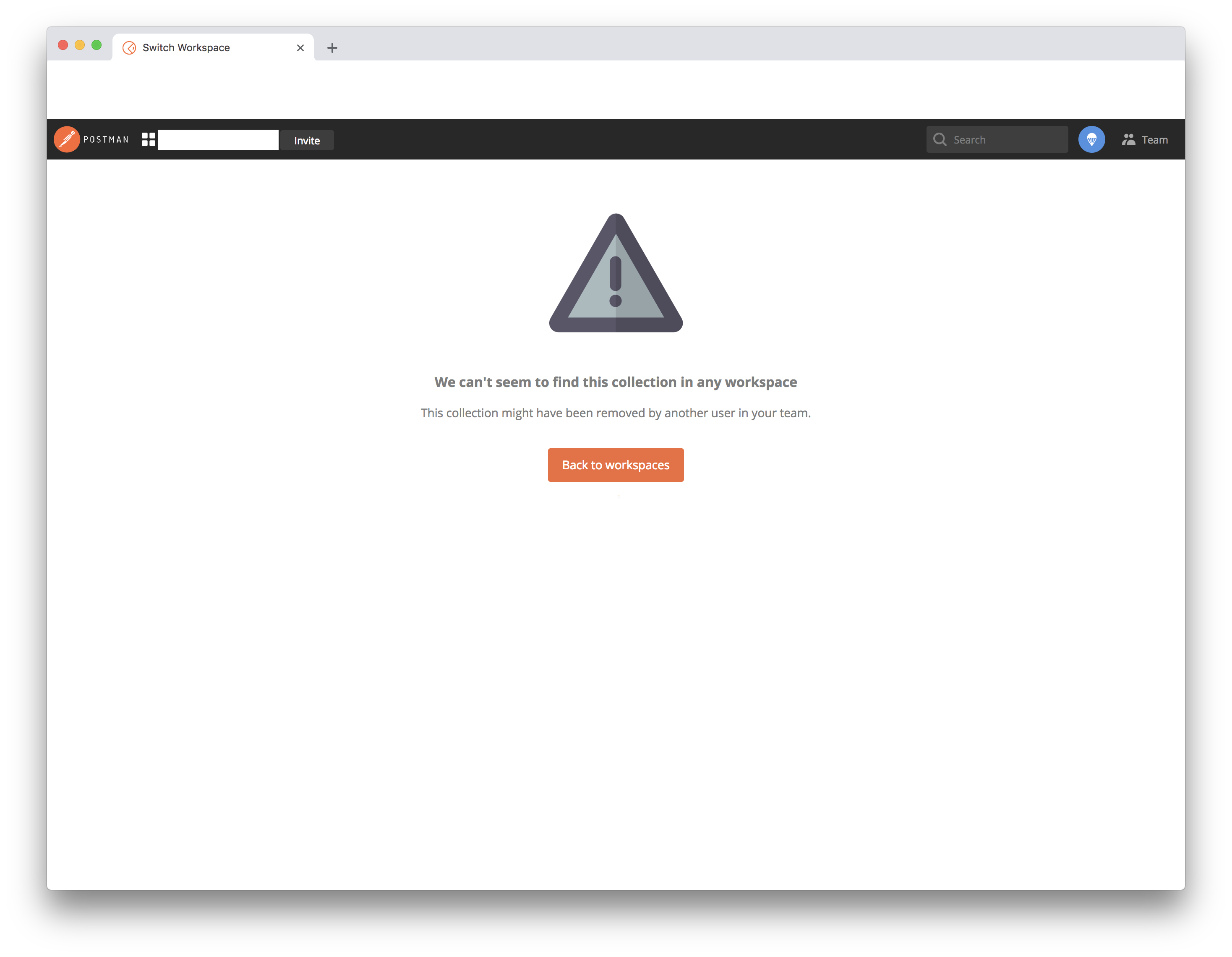 Indicate when a collection doesn't belong to a workspace · Issue #5596 · postmanlabs/postman-app ...