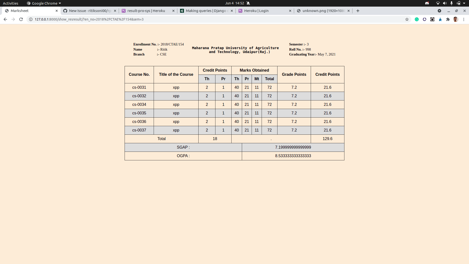 GitHub - ritiksoni00/Result-processing-system