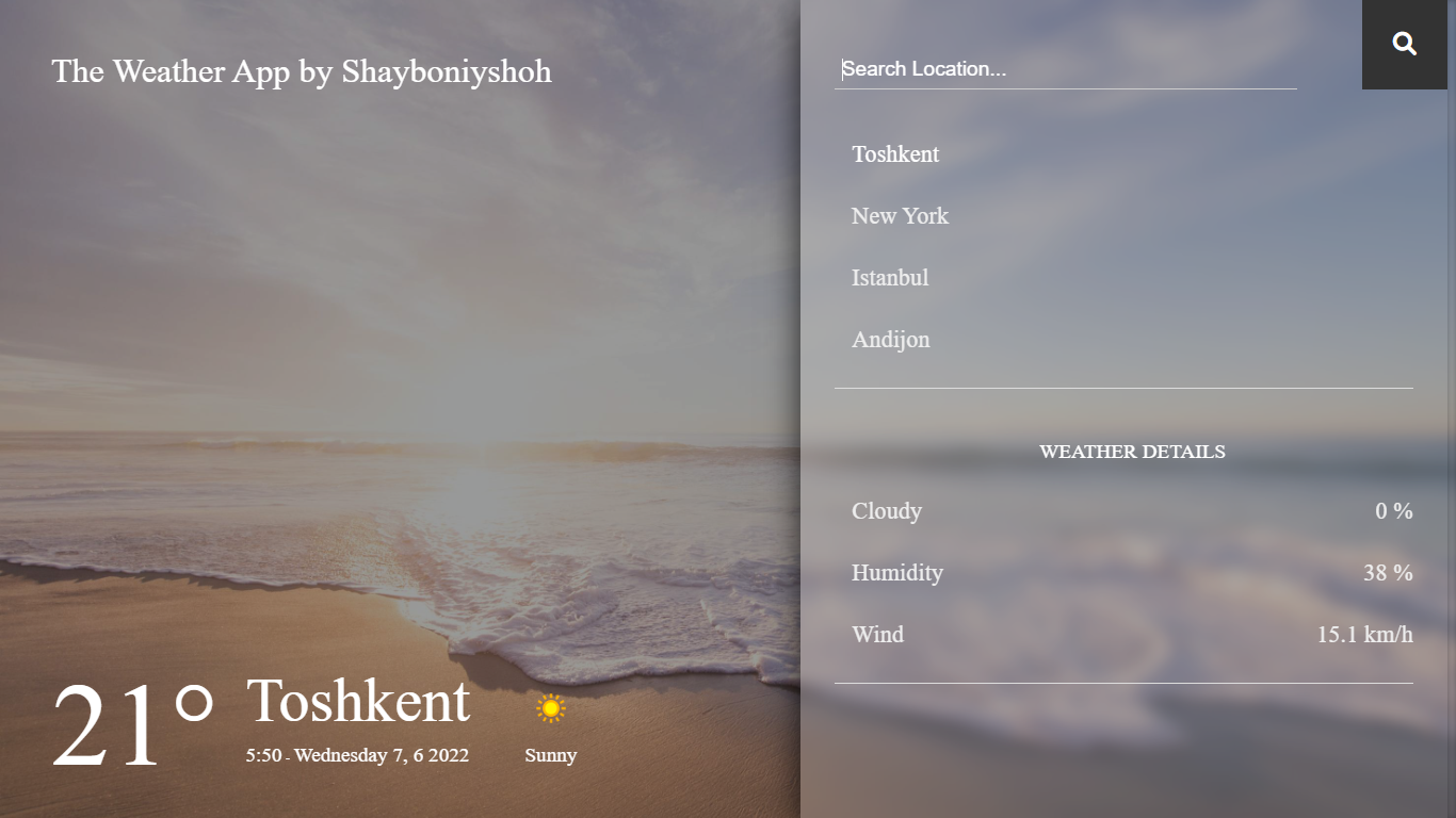 GitHub - Shayboniyshoh/weather-web-app-fetch-api