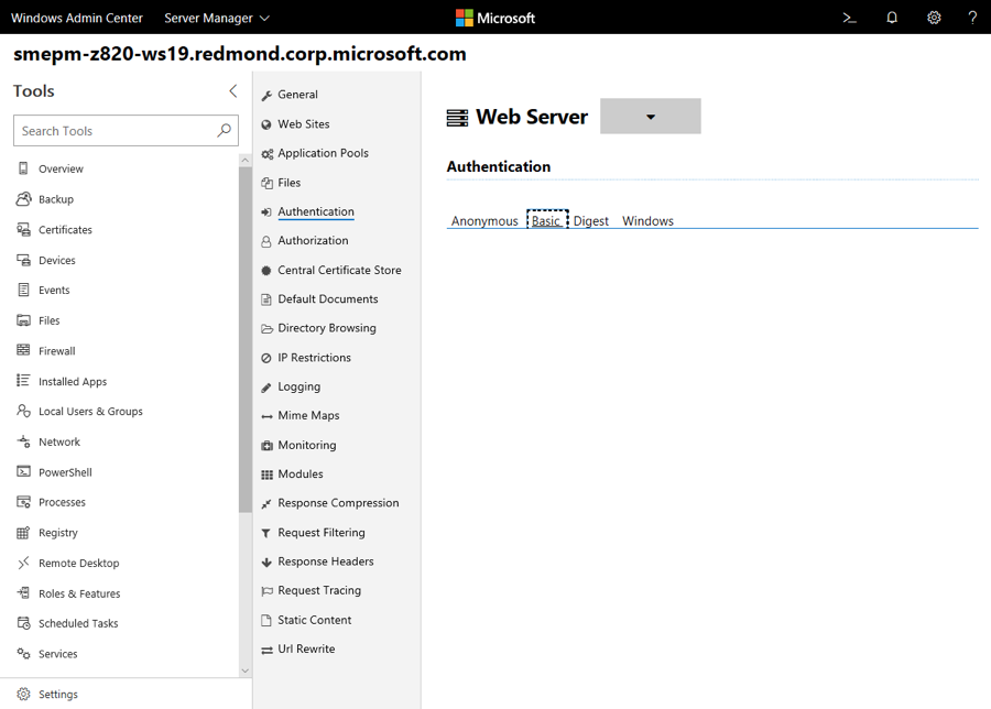 Ensure that Features that aren't enabled notify you so · Issue #273 · microsoft/IIS.WebManager ...