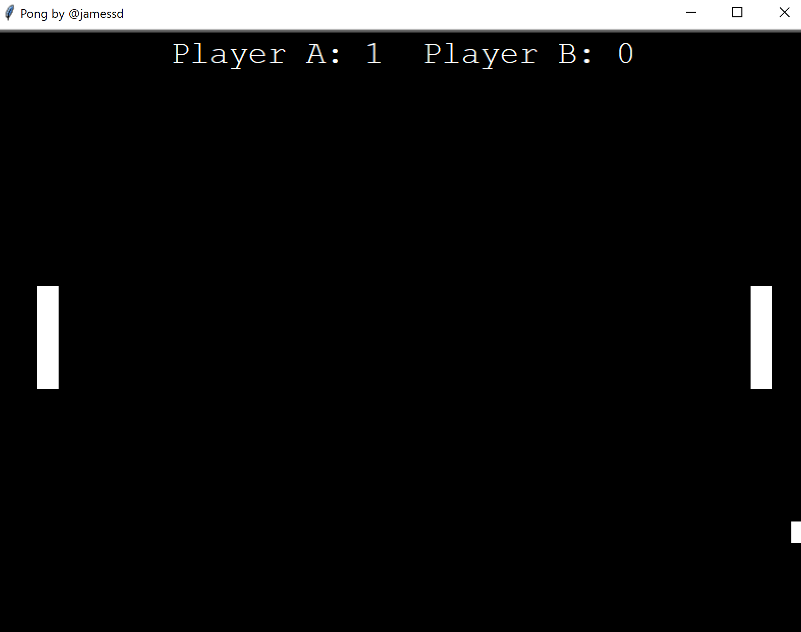 Github Jamesssd Pong