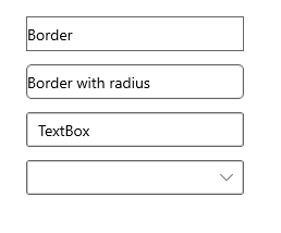 The Border with 1px thickness and corner radius are blurred · Issue ...