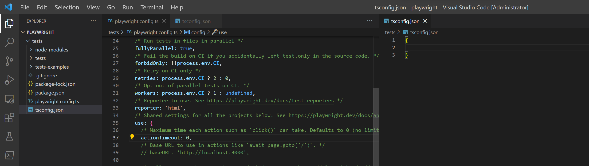 Bug Vscode Cant Resolve Node Api If Playwright Project Exists In