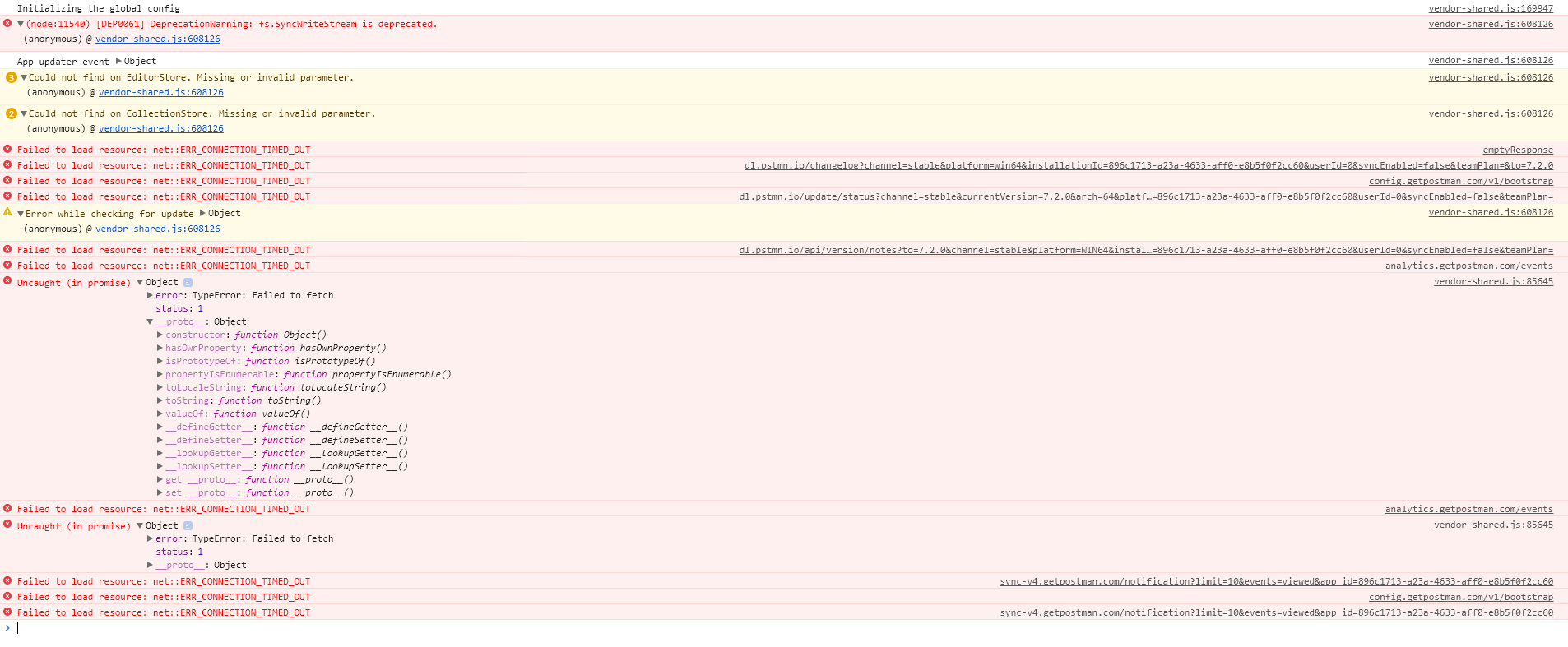 Update Fail And App Hangs When Automatic Update Is Disabled · Issue 6786 · Postmanlabspostman