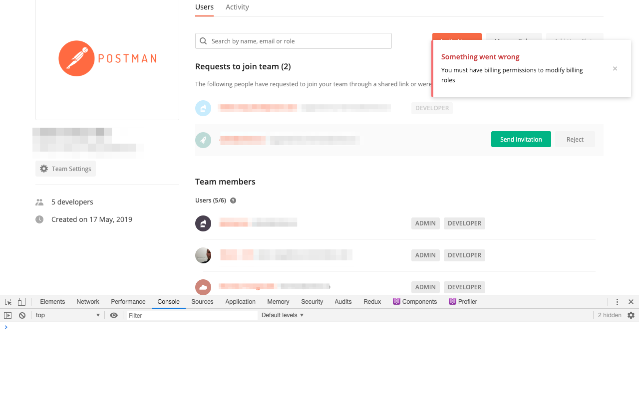 Teams without an active billing user cannot manage billing, or re-assign billing role. · Issue ...