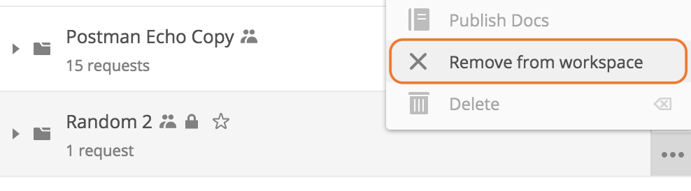 Improve flow to unshare a collection · Issue #8083 · postmanlabs/postman-app-support · GitHub