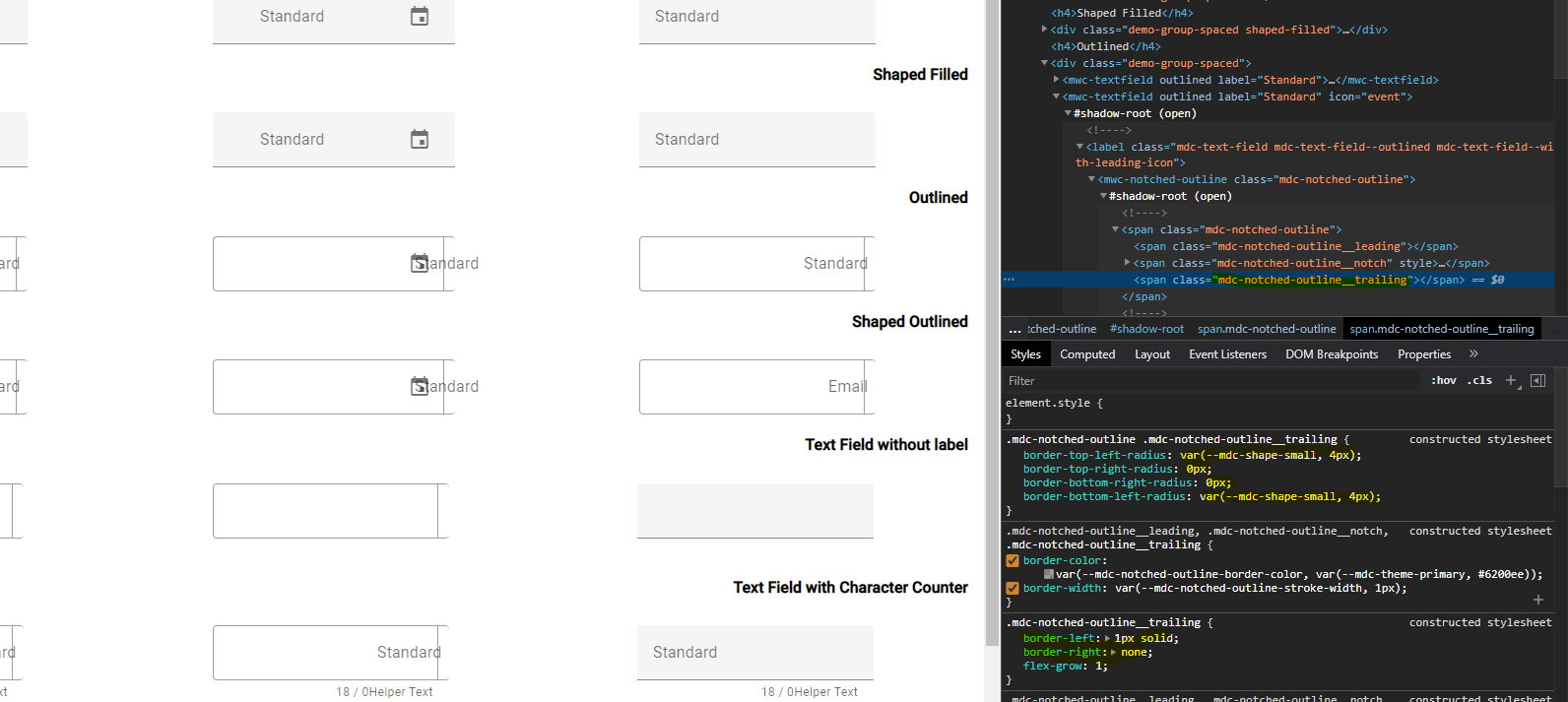 Mwc Textfield And Mwc Textarea Rtl Support · Issue 858 · Material Componentsmaterial Web · Github