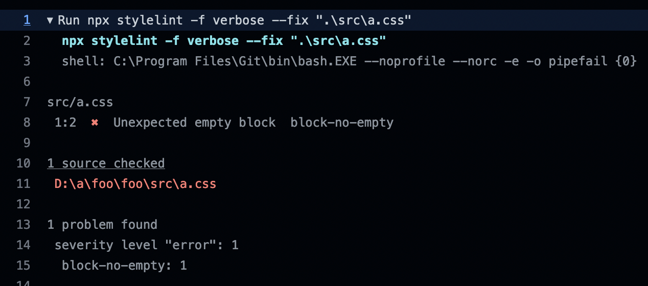 Paths separated by '\' are not supported · Issue #6070 · stylelint/stylelint · GitHub