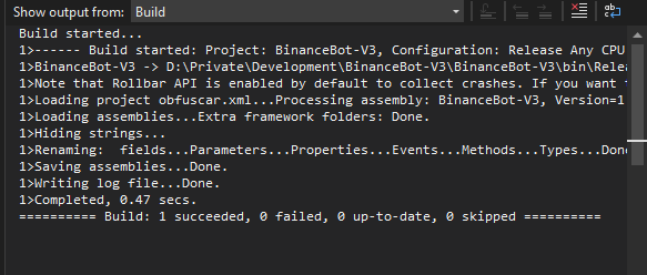 Publishing .net core application obfuscated · Issue #346 · obfuscar/obfuscar · GitHub