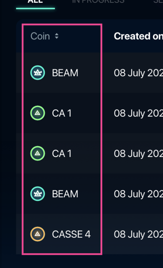 Transaction List For Send Receive · Issue 456 · Beammw Beam Ui · Github