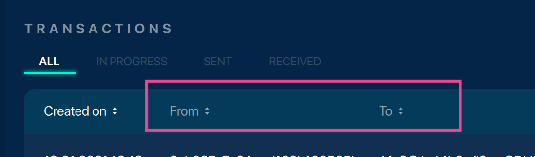 Transaction list for Send/Receive · Issue #456 · BeamMW/beam-ui · GitHub