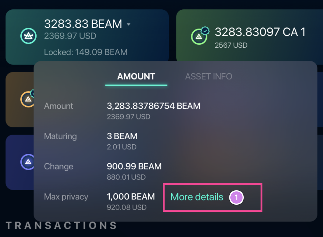 Assets tiles · Issue #455 · BeamMW/beam-ui · GitHub