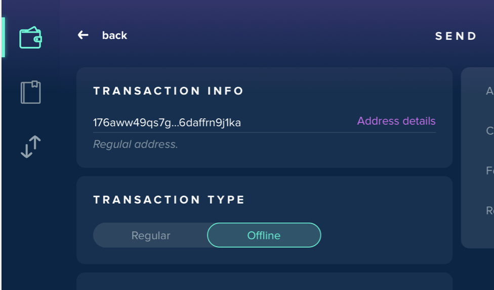 Send - big screen (simplified) · Issue #173 · BeamMW/web-wallet-angular · GitHub
