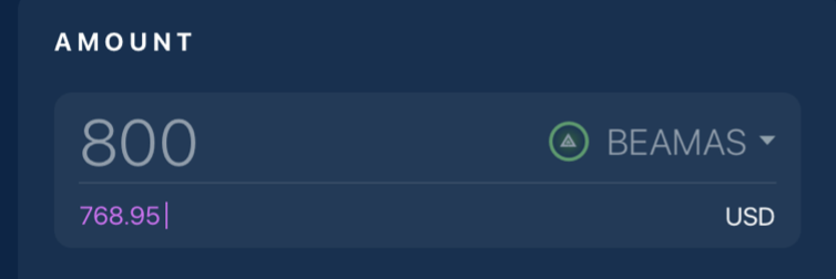 Enter The Amount In Dollars · Issue 844 · Beammw Beam Ui · Github