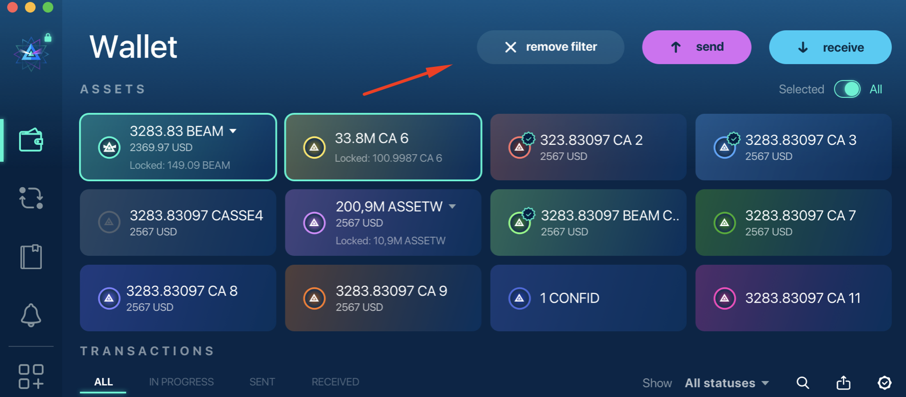 Improve assets' filter · Issue #839 · BeamMW/beam-ui · GitHub