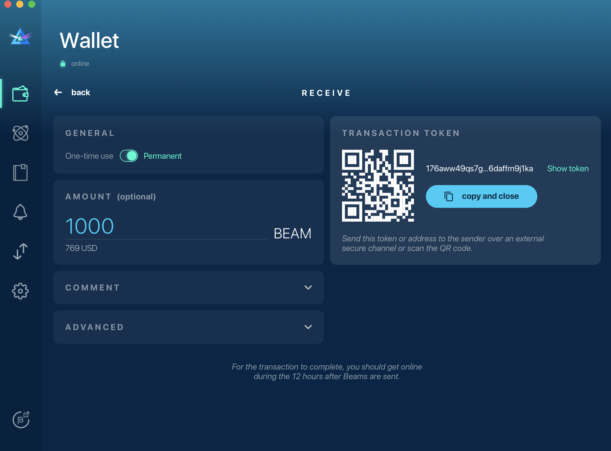 Support For Lelantus Mw Receive Screen · Issue 28 · Beammw Beam Ui · Github