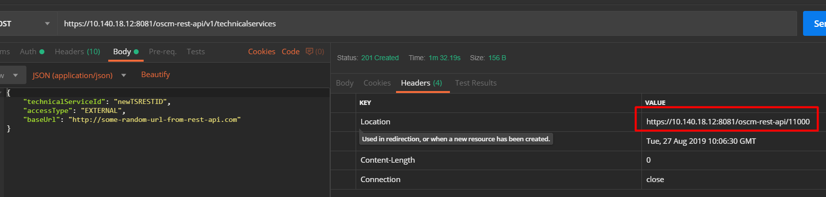 Return created entity ID in response for POST execution · Issue #135 · servicecatalog/oscm-rest ...