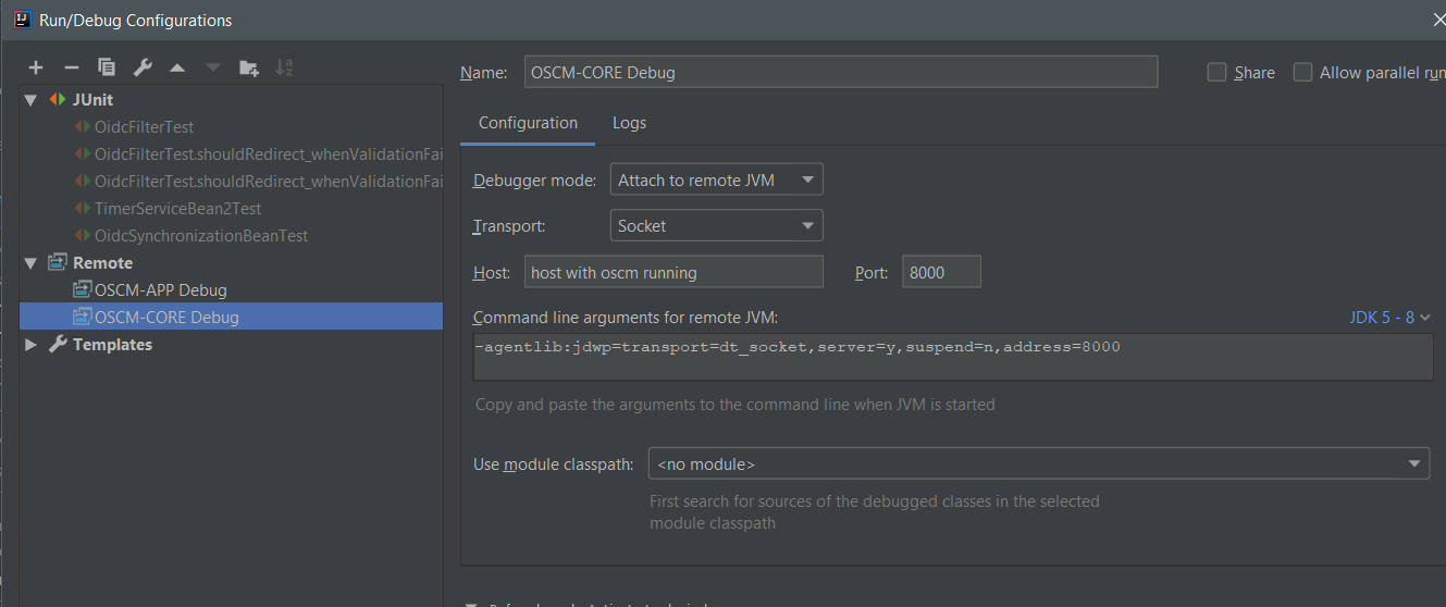 oscm developing and debugging with intelij idea · Issue #498 · servicecatalog/oscm · GitHub