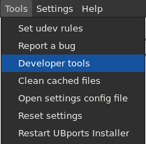 Cannot open devtools · Issue #3192 · ubports/ubports-installer · GitHub