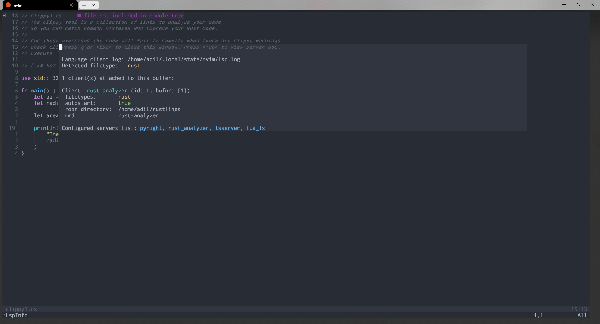 Rust autocomplete not working · Issue #235 · nvim-lua/kickstart.nvim ... Rust autocomplete not working · Issue #235 · nvim-lua/kickstart.nvim ...