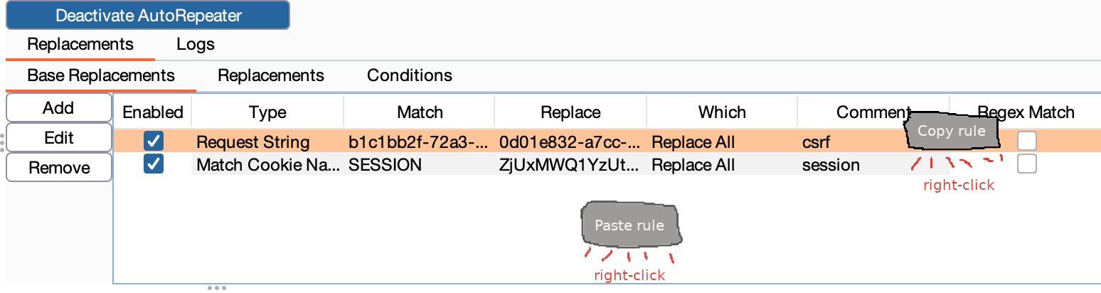 Ability to copy & paste Rules · Issue #75 · nccgroup/AutoRepeater · GitHub