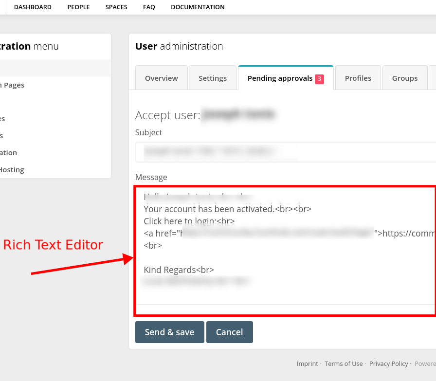 User Approvals Use Richtext · Issue 5229 · Humhubhumhub · Github 