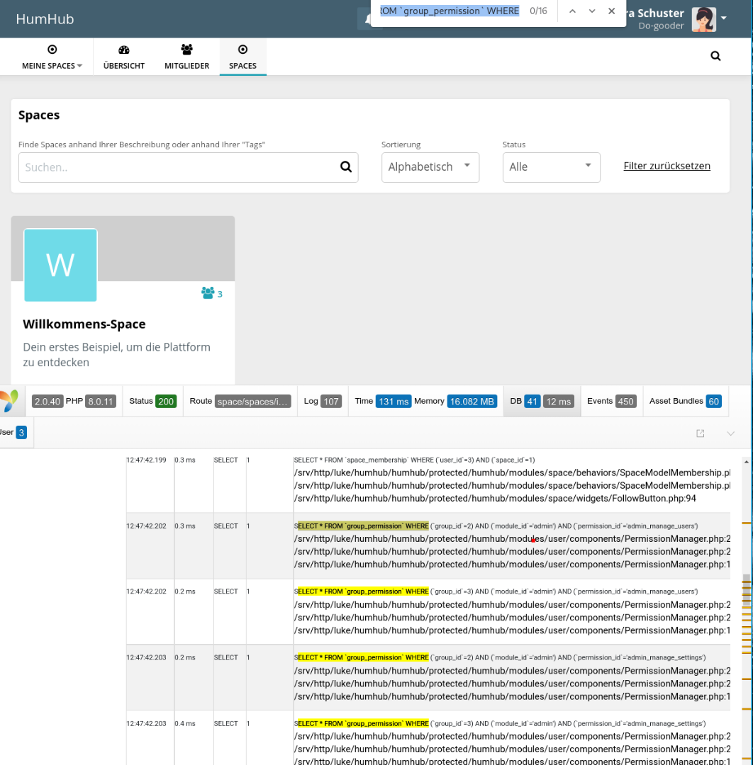 Reduce DB queries for group_permission. · Issue #5347 · humhub/humhub ...