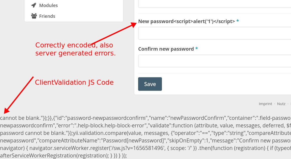 ClientValidation broken with script tag in attribute label · Issue #19462 · yiisoft/yii2 · GitHub