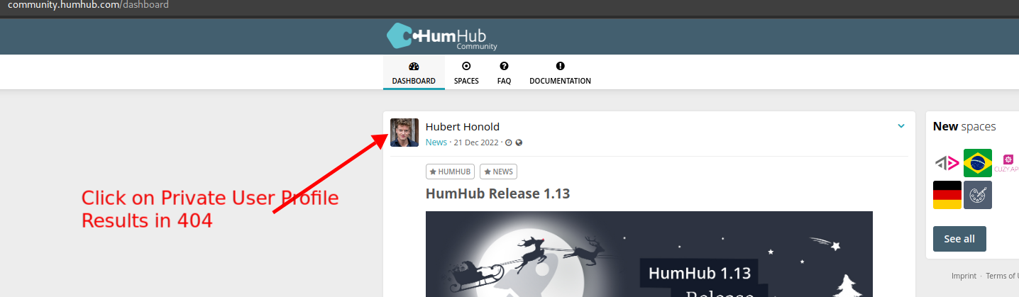Guest Mode Click On Private User Profile Results In 404 · Issue 6027 · Humhub Humhub · Github