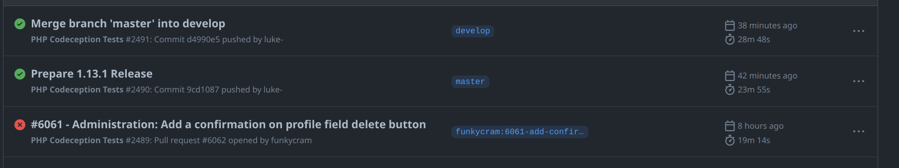 Administration: Add a confirmation on profile field delete button · Issue #6061 · humhub/humhub ...