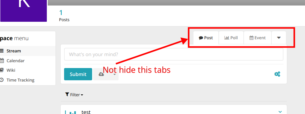 Always display content tabs · Issue #6077 · humhub/humhub · GitHub