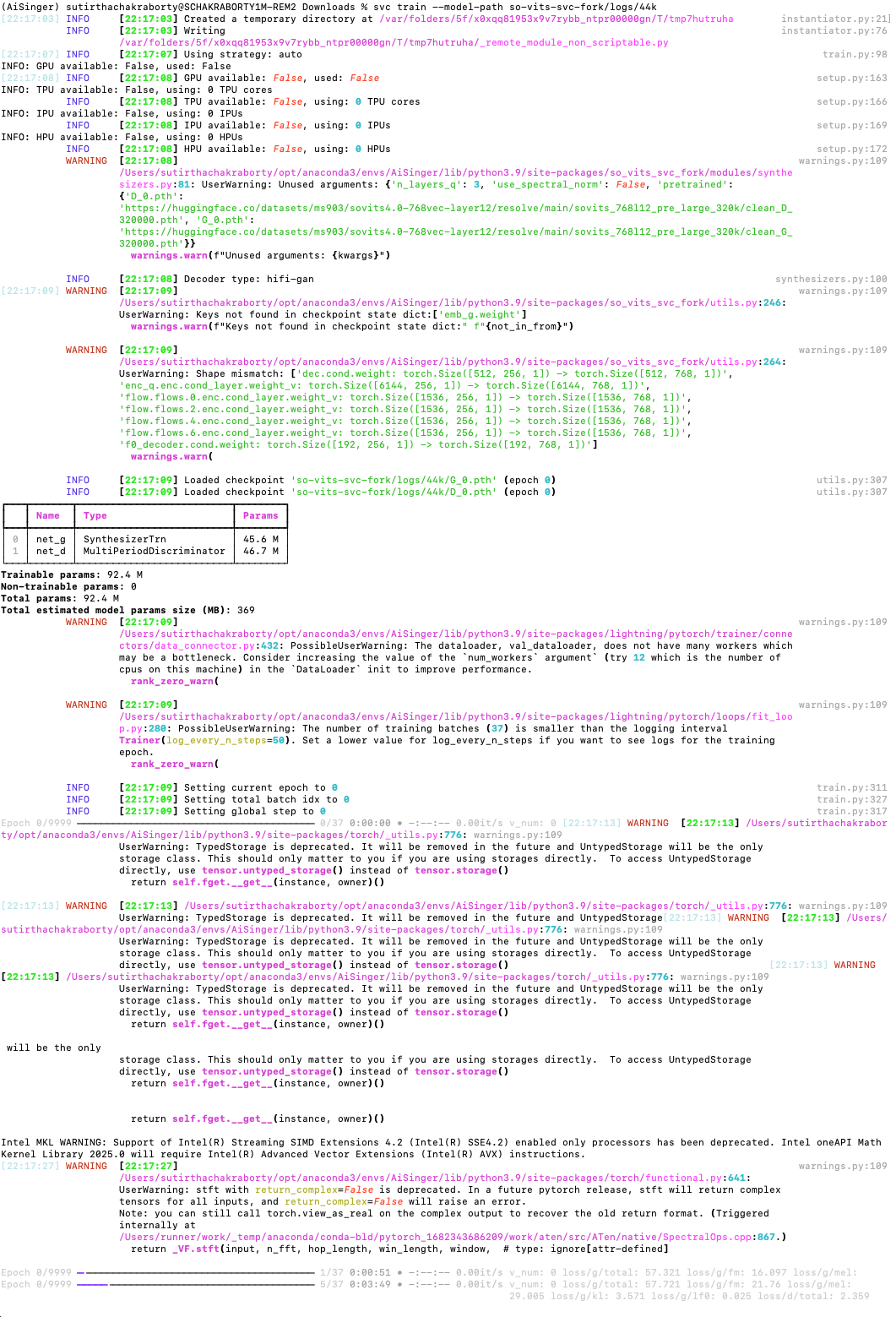 MPS Support · Issue #337 · voicepaw/so-vits-svc-fork · GitHub