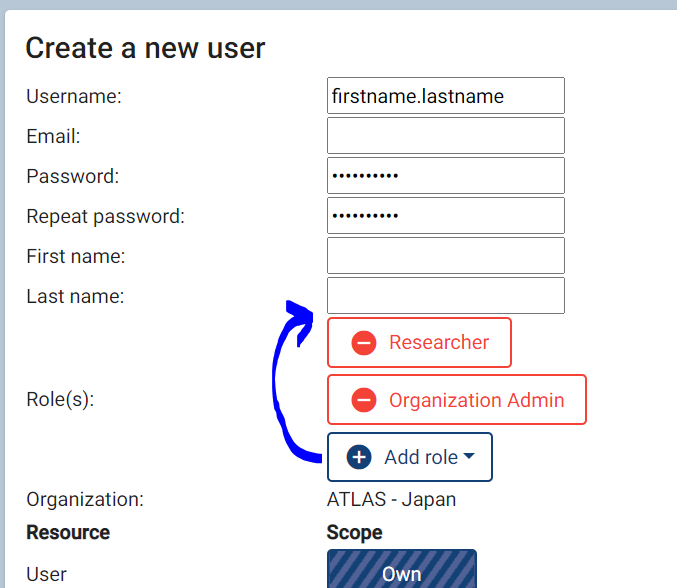 [Change Request] 'Add role' button above added roles · Issue #56 · vantage6/vantage6-UI · GitHub