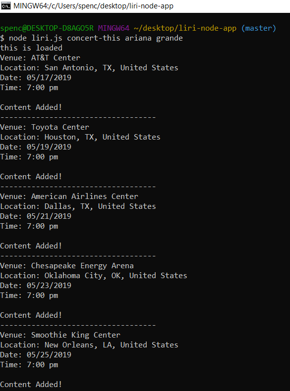 GitHub - spencerchase1991/liri-node-app: LIRI Bot Overview In this assignment, you will make ...