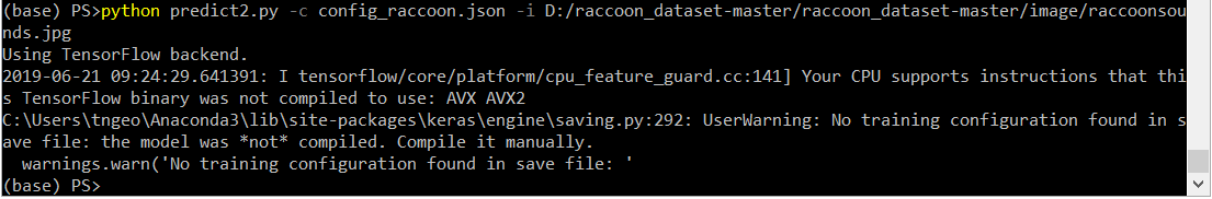 Not Output from predict.py · Issue #189 · experiencor/keras-yolo3 · GitHub