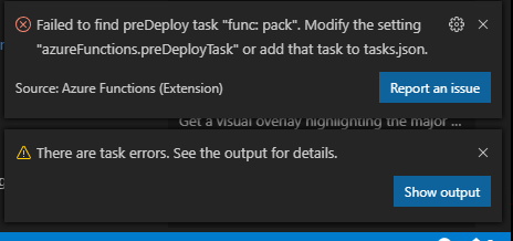 Deploying my function app via VS Code failed · Issue #1519 · microsoft/vscode-azurefunctions ...