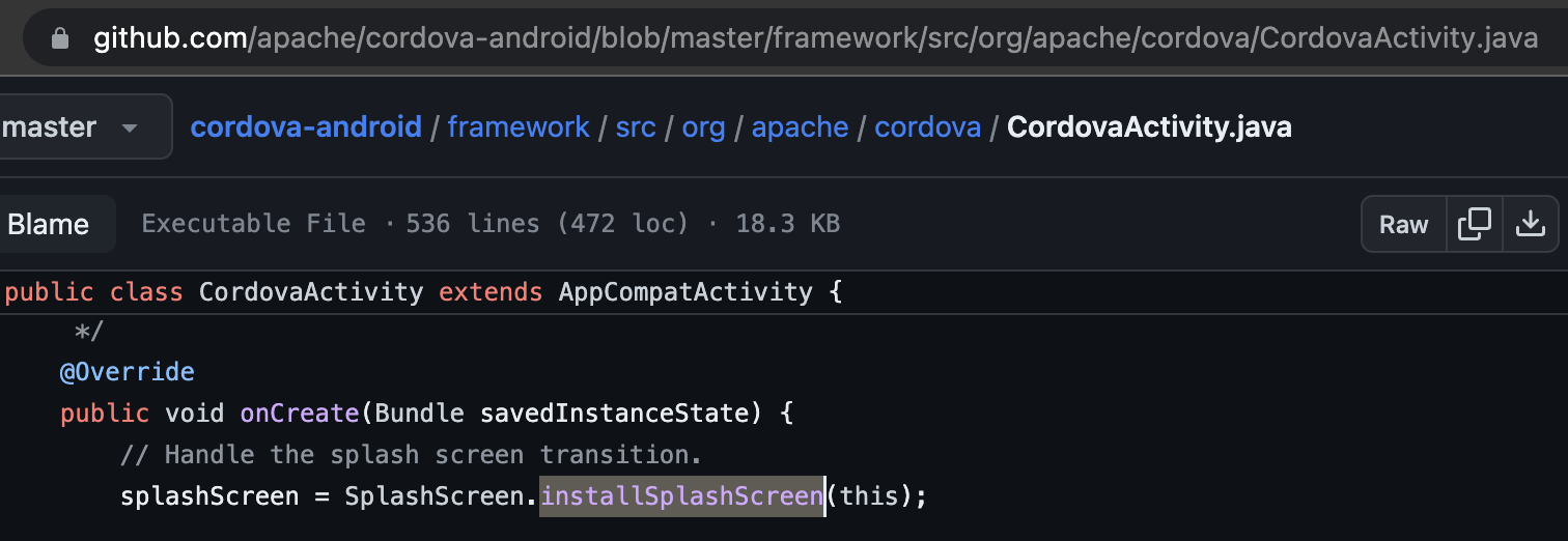 bug: Potential fix for Android SplashScreen on Android 12: Plugin calls ...