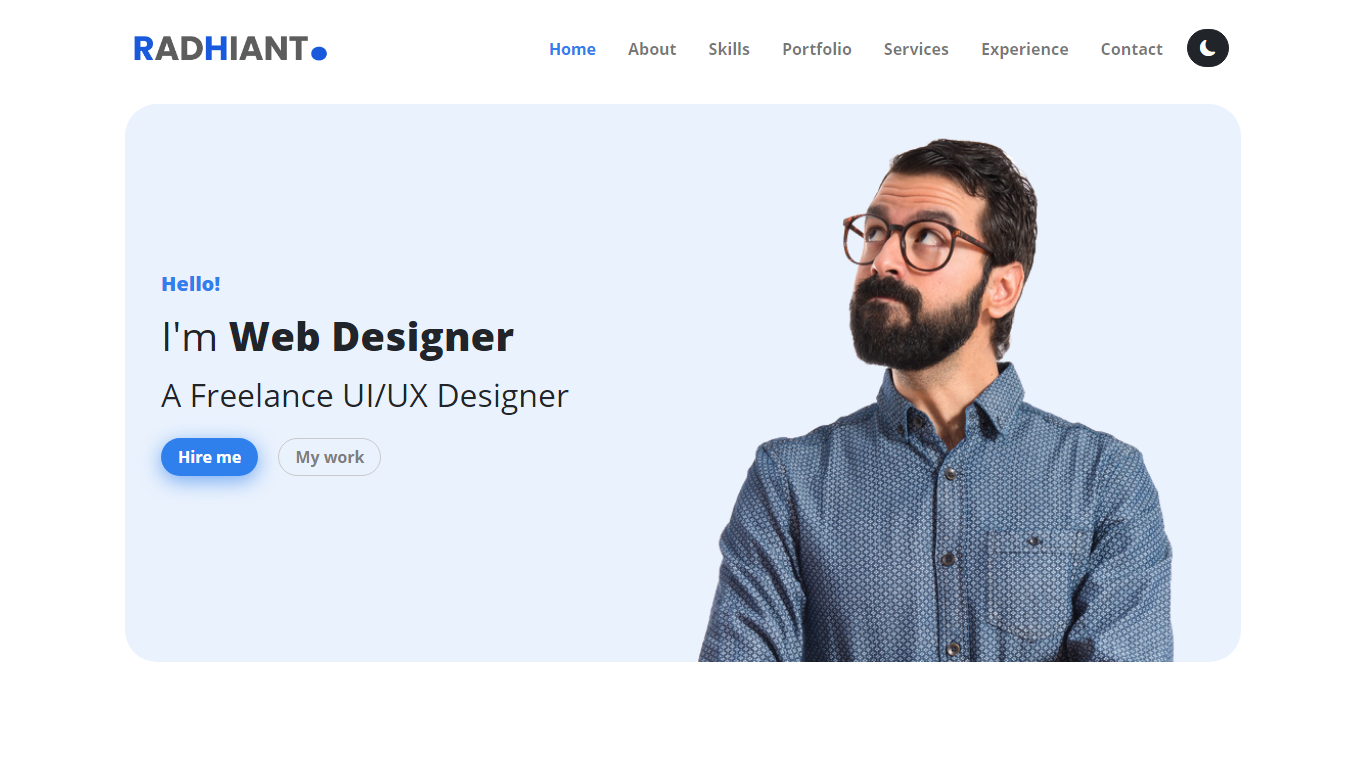 GitHub - radhiant/karya2-front-end: Personal Website Bootstrap 5 + js