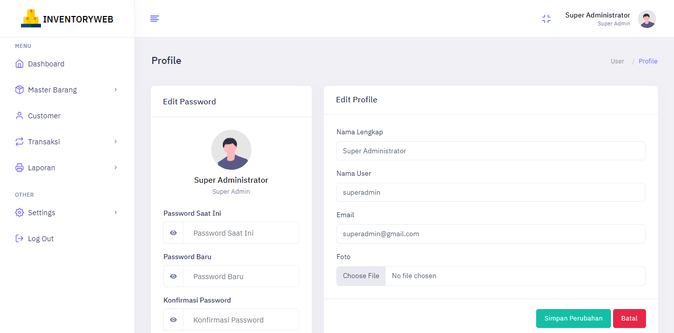 GitHub - fitrayana01/laravel-inventoryweb: Mengelola data barang masuk dan barang keluar