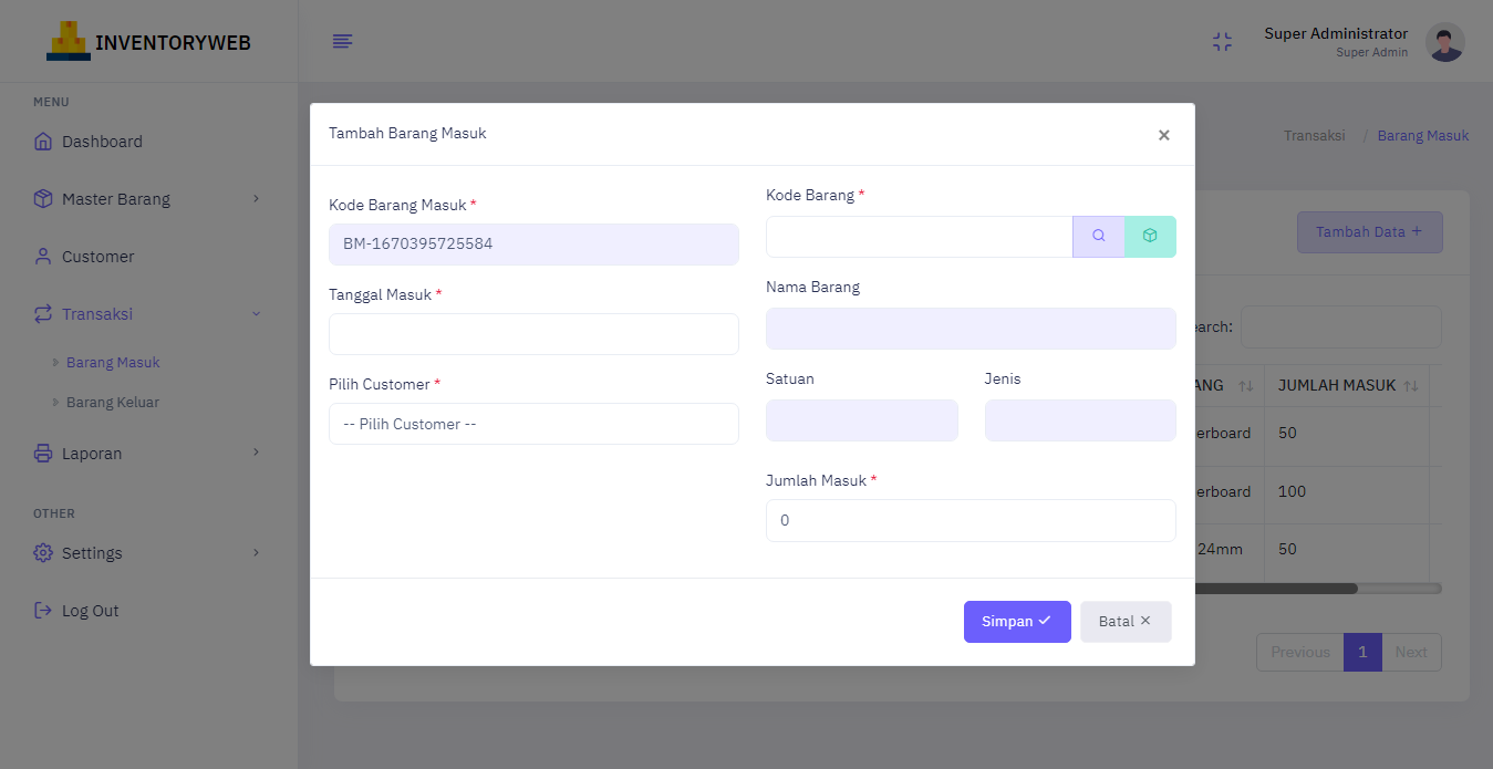 GitHub - fitrayana01/laravel-inventoryweb: Mengelola data barang masuk dan barang keluar