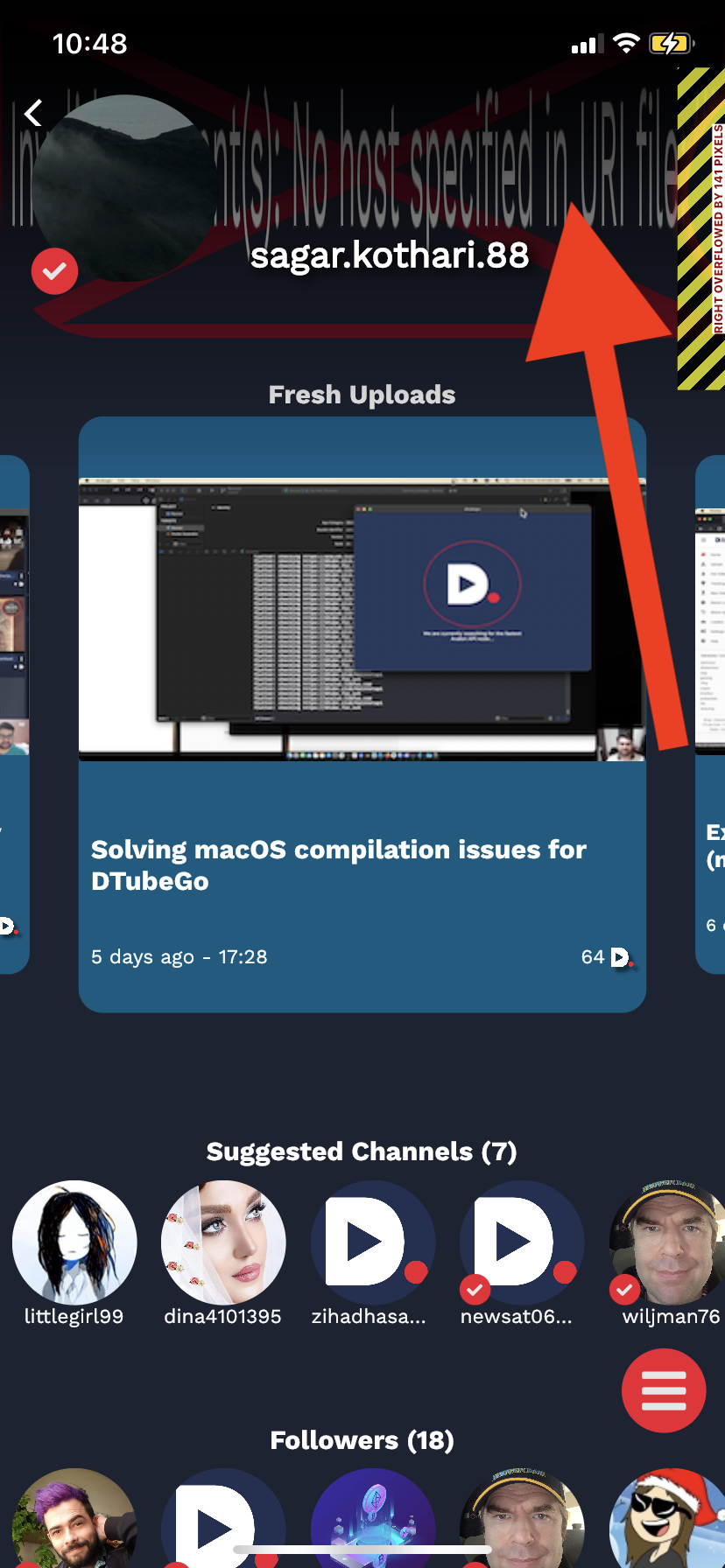 User Profile with no banner image has issue · Issue #175 · dtube/DTubeGo · GitHub
