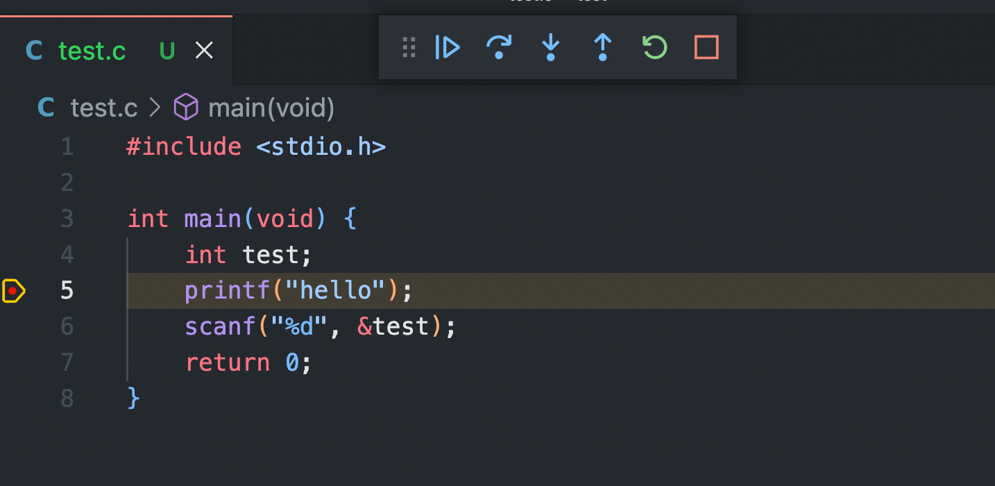 Macbook M1 - debugger, scanf does not read from console · Issue #9025 · microsoft/vscode ...