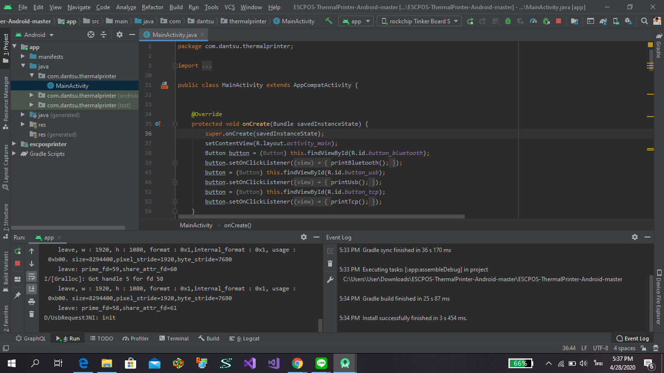 Cannot use the USB print command. · Issue #2 · DantSu/ESCPOS ...