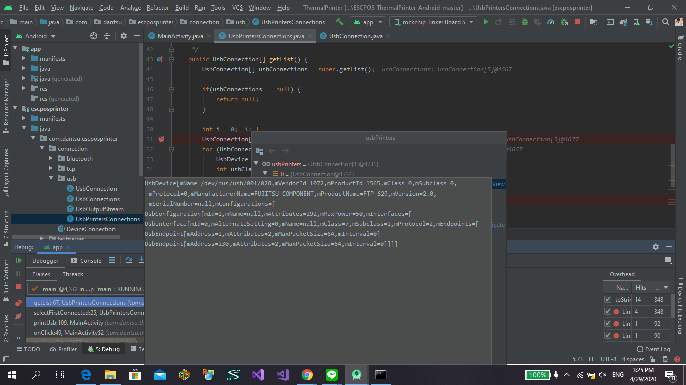 Cannot use the USB print command. · Issue #2 · DantSu/ESCPOS-ThermalPrinter-Android · GitHub