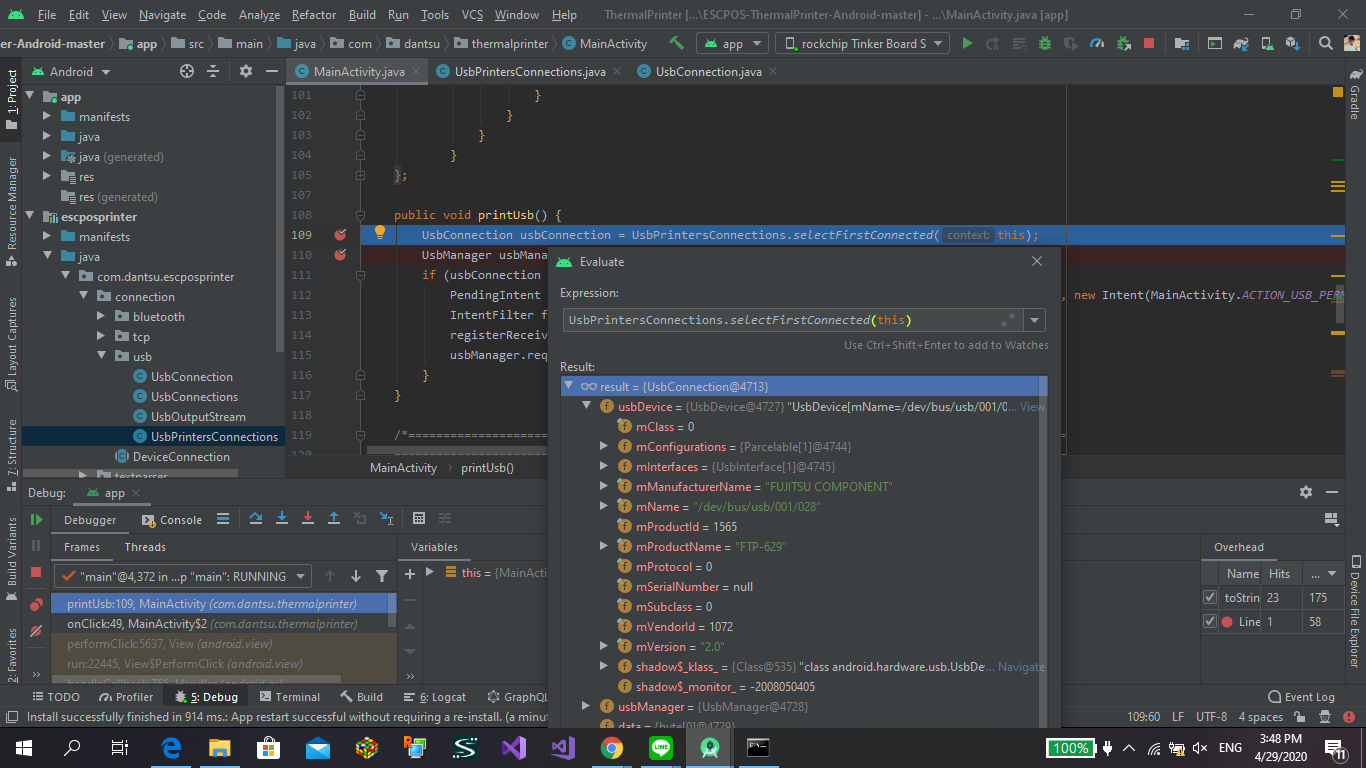 Cannot use the USB print command. · Issue #2 · DantSu/ESCPOS ...