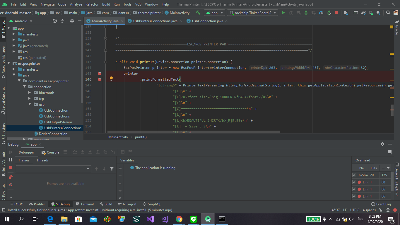 Cannot use the USB print command. · Issue #2 · DantSu/ESCPOS ...