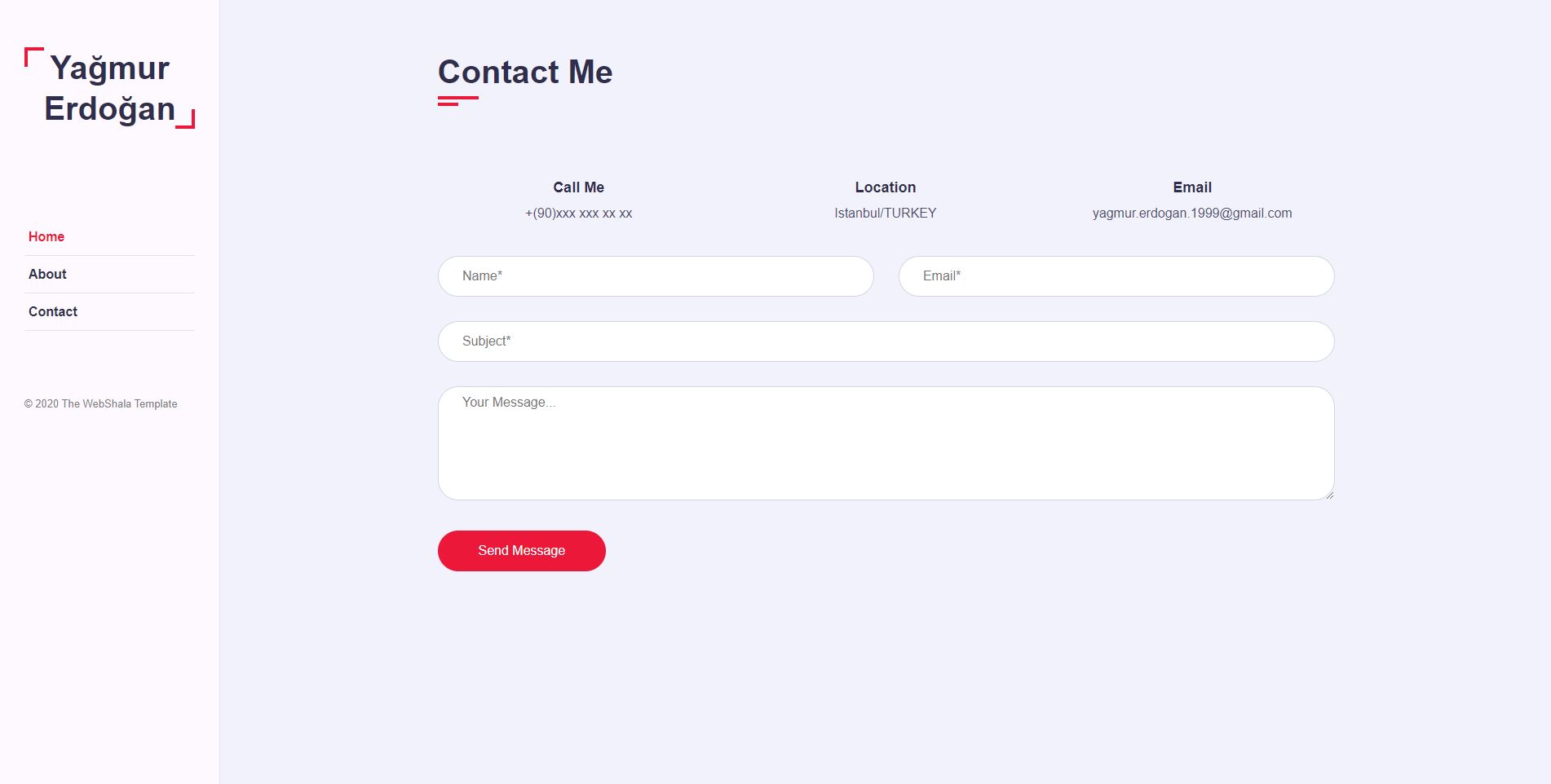 GitHub - yagmurerdogan/Personal-Portfolio: I made this personal portfolio to improve my HTML5 ...