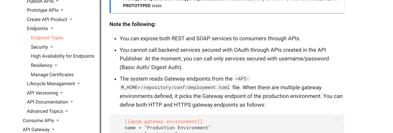 Endpoint Types Page Should Be Updated In 32 Docs After Oauth 20 Endpoint Security Feature 
