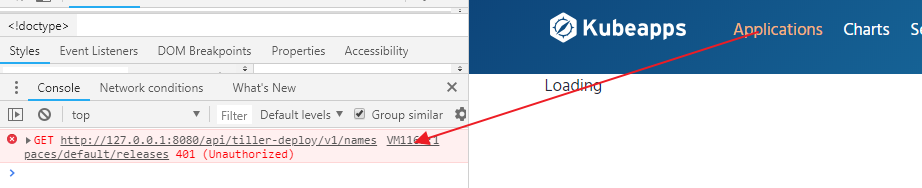 Unauthorised requests when navigating the dashboard.... · Issue #490 · vmware-tanzu/kubeapps ...
