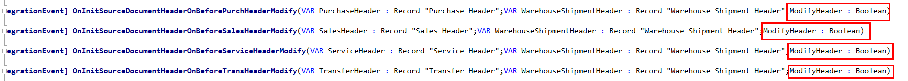 [Event Change] Codeunit 5763 Whse.-Post Shipment - Parameter ModifyHeader as VAR · Issue #2203 ...